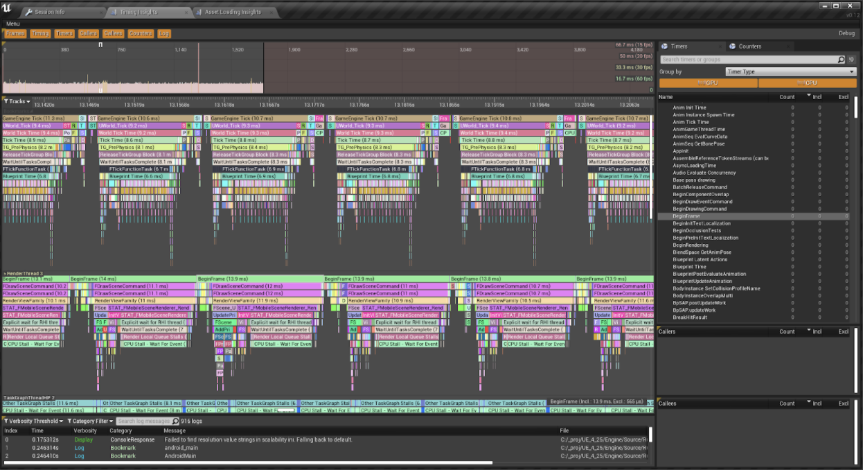 Advanced Profiling with Unreal Insight :: SMODE documentation