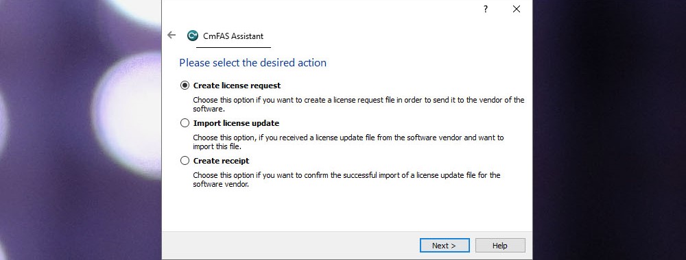 Generate a license request File :: SMODE documentation