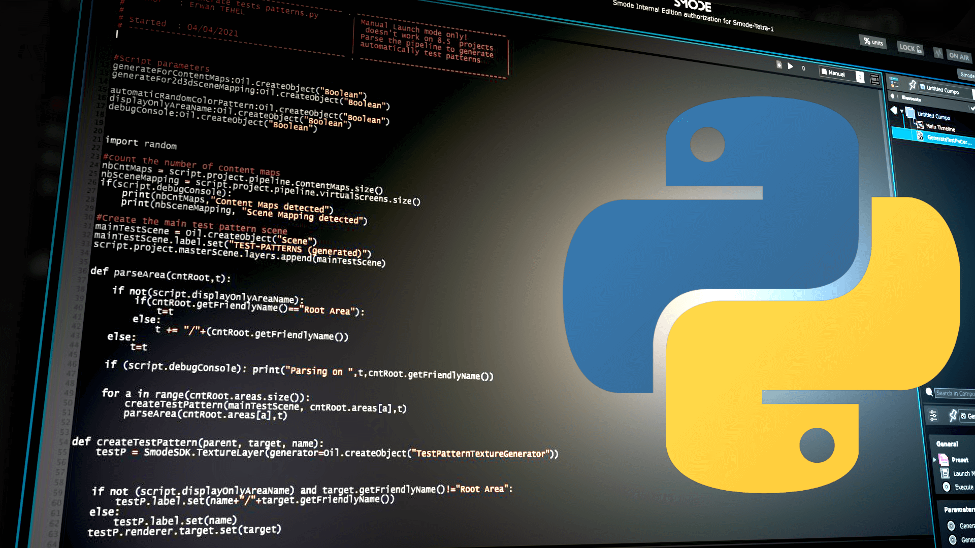 Import and Export your Python Script :: SMODE documentation
