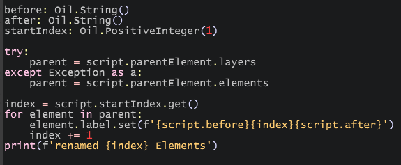 Batch rename Script :: SMODE documentation