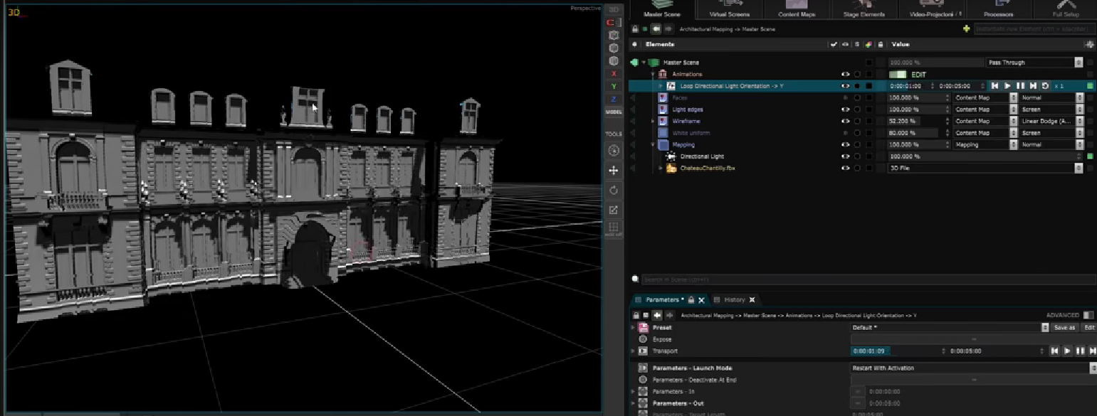 Relight on a mapped object with 3D simulation :: SMODE documentation